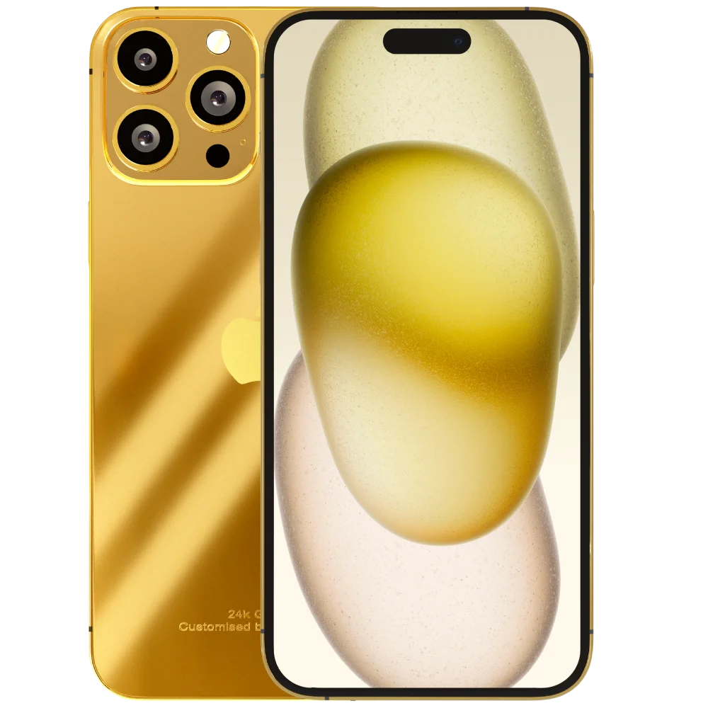 24k Gold iPhone 15 Pro & Pro Max | Limited Edition by Goldgenie
